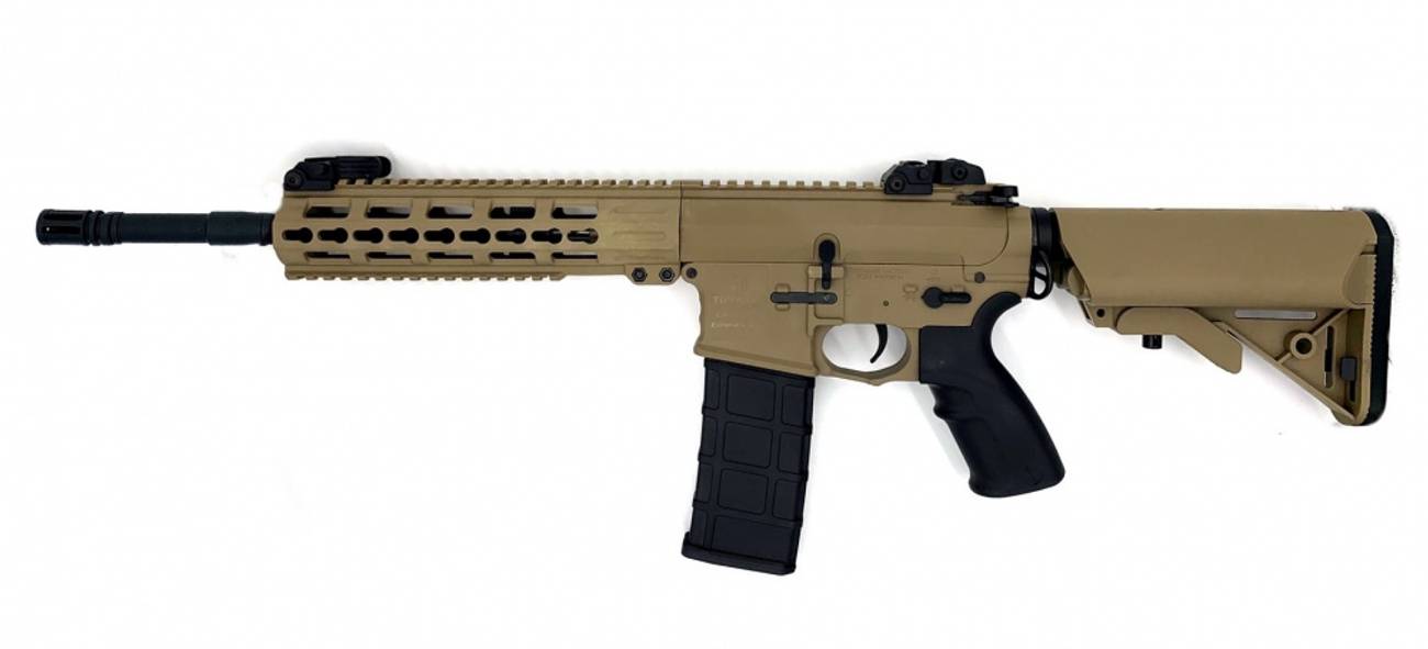 Tippmann Commando Carbine - Elektrisk Softgunrifle - TAN - Game-On.no